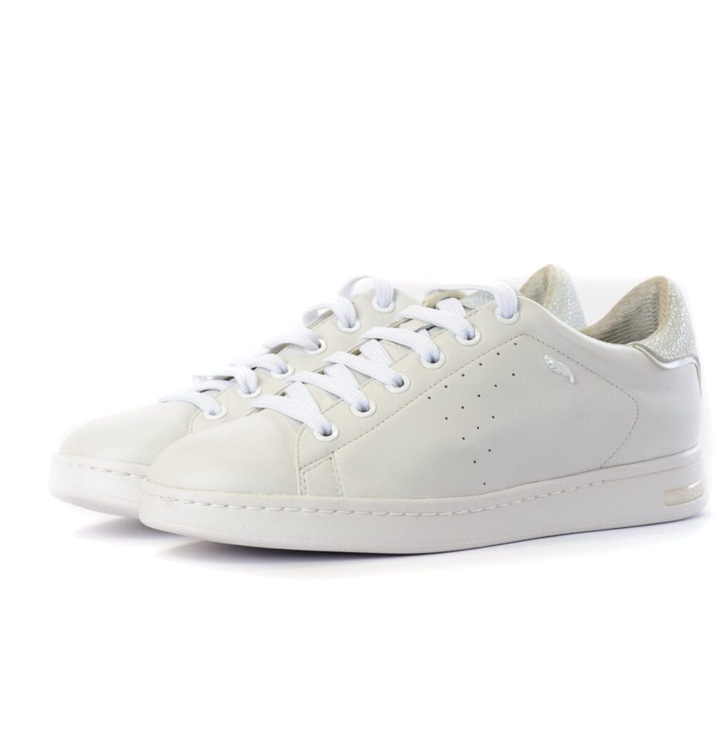 Geox Γυναικείο Sneaker Total White με πολύ Μαλακό Δέρμα | BellaScarpa